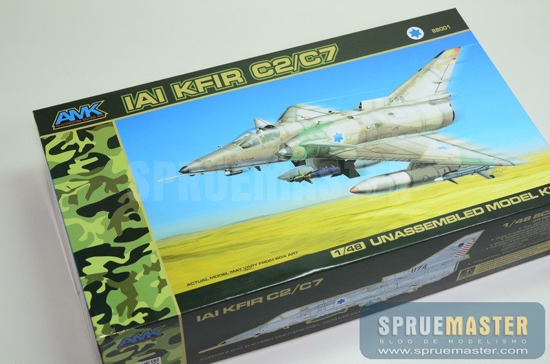 Review 1/48 IAI KFIR C2/C7 AMK - #88001 - SprueMaster
