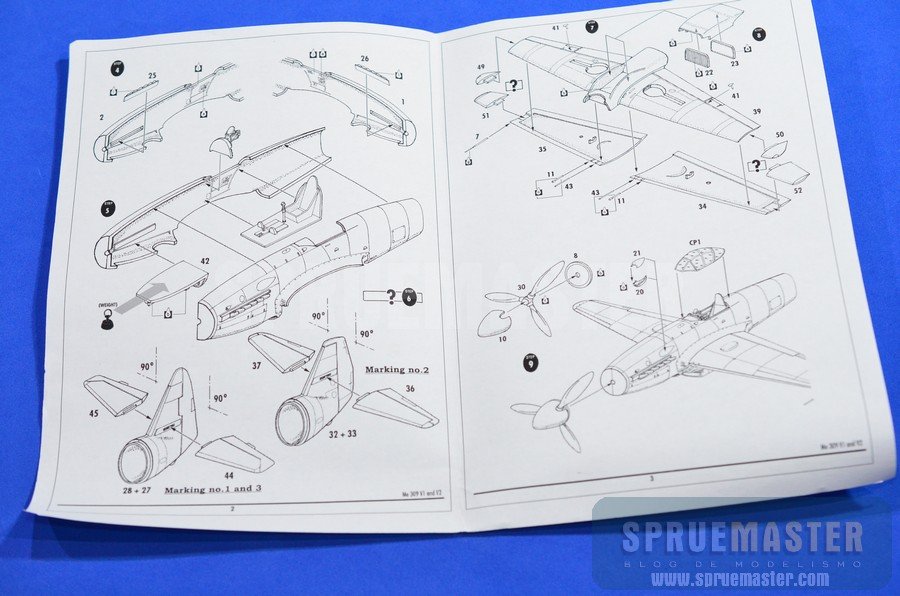 Review: 1/72 Messerschmitt Me 309 V1/V2 RSModels #92201 - Blog Spruemaster