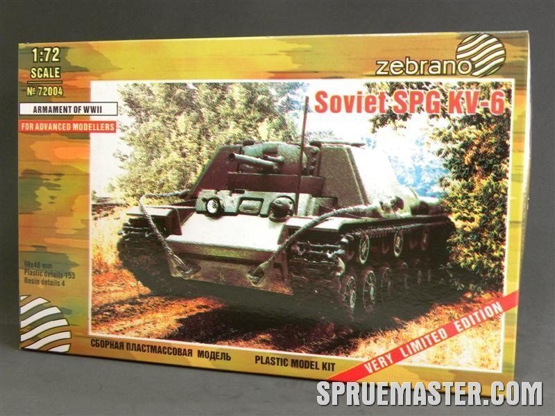 Review 1/72 Zebrano Models SPG KV-6 # 72004 - Blog Spruemaster