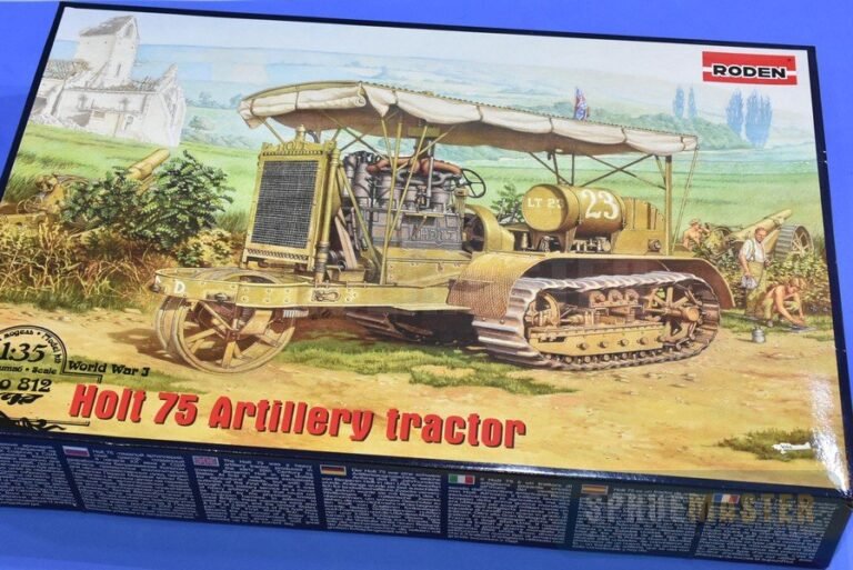 Review 1/35 Holt 75 Artillery Tractor - RODEN #812 - Blog Spruemaster