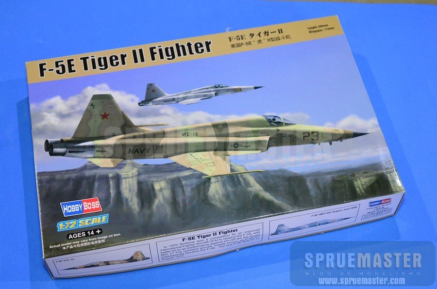 Review: 1/72 F-5E Tiger II Fighter - Hobbyboss #80207 - Blog Spruemaster